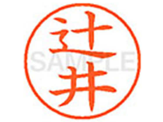 【仕様】●ツジイ●印面サイズ：直径9．5mm●書体：楷書体●インキ色：朱色●カートリッジ式●対応補充インキ：XLR−9N朱色●透明プラケース入り【検索用キーワード】ツジイ　ツジモト　つじい　つじもと　シヤチハタ　ネーム印　シヤチハタネーム9...