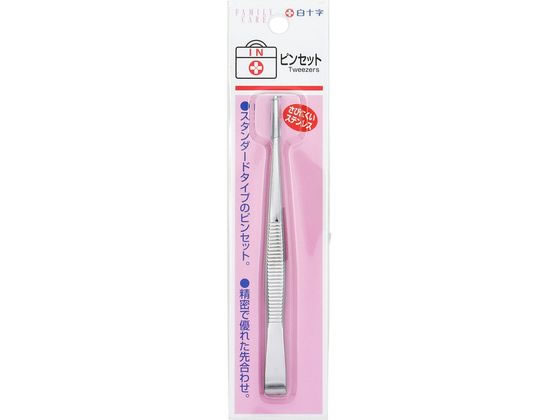 【仕様】●サイズ：約全長126×幅9mm●スタンダードタイプ●規格：外科ピンタイプ【検索用キーワード】ケア用品　ピンセット　はくじゅうじ　ハクジュウジ　ファミリーケア　FAMILYCARE　ぴんせっと　外科ぴん　ピンセット先曲がり　先曲り　...