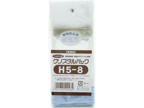 【商品説明】底から商品を入れて、付属のテープで留めて使用します。【仕様】●サイズ：縦80（＋ヘッダー30＋テープ部分30）×横50mm●厚み：0．03mm●材質：OPP●注文単位：1パック（100枚）【検索用キーワード】店舗用品　袋　OPP...