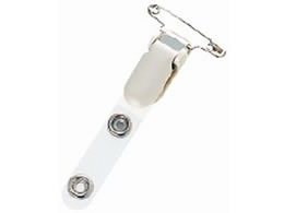 【商品説明】バンドタイプ（プラスチック）で留める名札用パーツ。【仕様】●プラバンドクリップ●規格：W31×H88×D12mm（伸長時・ピン含む）●注文単位：1個【備考】※メーカーの都合により、パッケージ・仕様等は予告なく変更になる場合がござ...