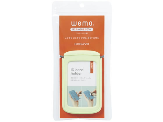 【商品説明】「いつでも　どこでも　かける　おもいだせる」ウェアラブルメモwemoとコラボレーションした、IDカードホルダーですIDカードホルダーの背面に、油性ボールペンで書き消しができるwemo機能を採用カバー付きなので、筆記面の保護や衣服...