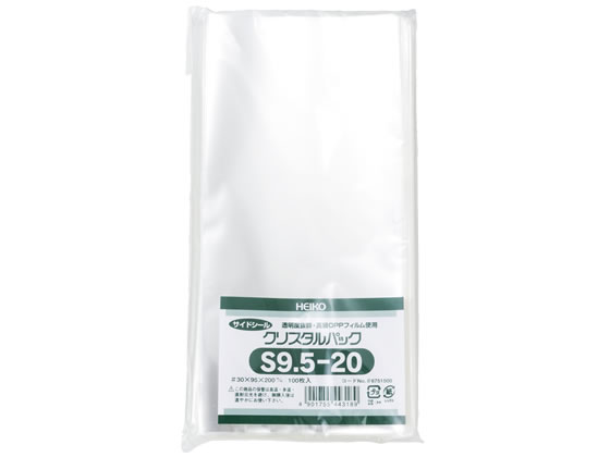 【商品説明】衣料品、アクセサリー、小物等、あらゆる商品の包装袋として最適です。【仕様】●サイズ：厚さ0．03×幅95×高さ200mm●材質：OPP●注文単位：1パック（100枚）【検索用キーワード】OPP袋　透明袋　クリア袋　ラッピング用品...