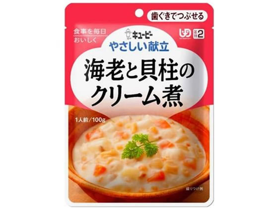【商品説明】【UDF 区分2】歯ぐきでつぶせるじっくり炒めた野菜と海老、貝柱をクリーム感たっぷりのソースで煮込み、マイルドに仕上げました。【仕様】●ユニバーサルデザインフード●92kcal／100g●注文単位：1パック（100g）【検索用キ...