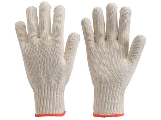 【商品説明】●編糸の本数を10本程度使用しているため、編み目が詰まっており、丈夫な手袋です。●綿100％ですので、静電気の発生を抑えます。●汗の吸収に優れています。●厚手タイプの中でお買い得な商品です。【仕様】●型番：TGJMF●色：生成 ...