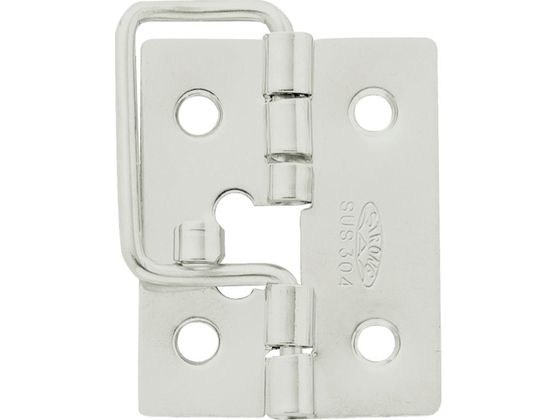 【商品説明】●取り外しが簡単にできる丁番です。●ハンドルにより操作が容易です。【仕様】●型番：CK-N-SU-60●A（mm）：42 ●B（mm）：60 ●C（mm）：3 ●H（mm）：4．8●袋入ネジ付 ●ヘッダー付●ステンレス（SUS3...
