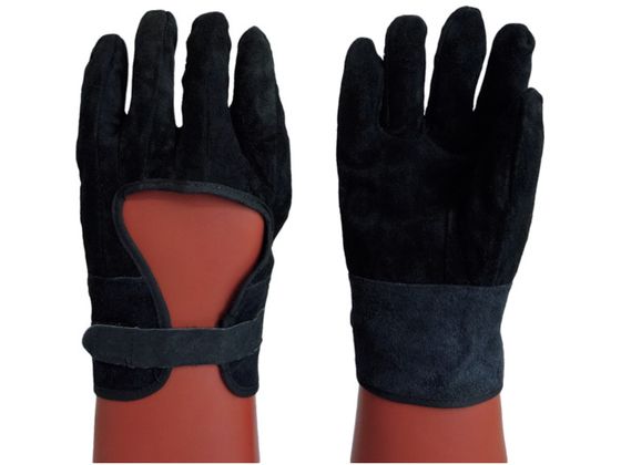 【商品説明】●天然皮革製で耐久性に優れたカバーです。【仕様】●型番：730●サイズ：フリー ●厚さ（mm）：0．8 ●全長（cm）：26．0 ●適合手袋：510・530・540 ●全長（mm）：260●非耐電性（このカバーに耐電性はなく、電...