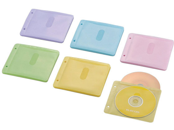 【商品説明】大量のBlu−ray／CD／DVD　Discをコンパクトに収納・整理できる2穴付き不織布ケースです。薄くて軽いので、持ち運びやデータの受け渡しにも最適です。表面に凹凸が少なく、きめ細かい繊維の不織布を採用しています。ケース1枚あ...