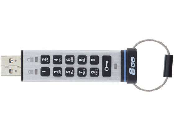 【商品説明】製品本体に搭載した10Keyでパスワードロックを解除する情報漏洩対策機能付きセキュリティUSBメモリ　［10Key　Security　USB］USBポートがあれば使える情報漏洩対策USBメモリ！オフィスPC以外の機器でも使える、...