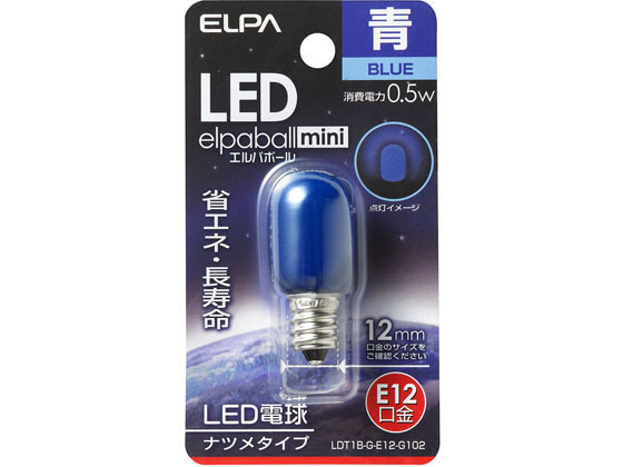 【商品説明】●光源にはLEDを使用していますので、消費電力が少ない省エネタイプです。【仕様】●交流電源：100V　50／60Hz共用●口金：E12●サイズ：全長46X外径20（mm）●質量：5g●定格入力電流：0．006A●定格消費電力：0...