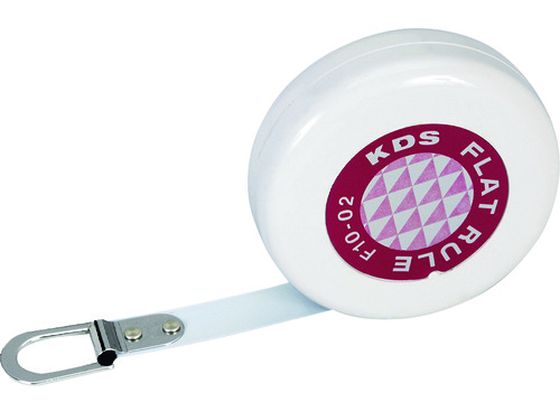 【商品説明】●曲面測定に最適なフラットテープです。●上段目盛：5mmピッチ、下段目盛：1mmピッチ仕様です。【仕様】●型番：F10-02P●テープ長さ（m）：2　●テープ幅（mm）：10　●テープ厚さ（mm）：0．18　●ヨンゴーゴーピッチ...