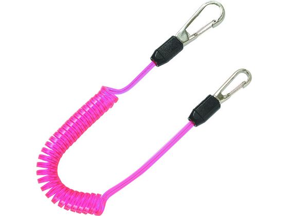 【商品説明】●このハイスクウェアシリーズは復元力が高い四角コイルタイプです。●コイル巻き部に隙間が無いので擦れることなく2本掛けでもからみにくいです。●丸コイルに比べて安全強度は1．6倍です。【仕様】●型番：SFC-412SP●最大長さ（m...