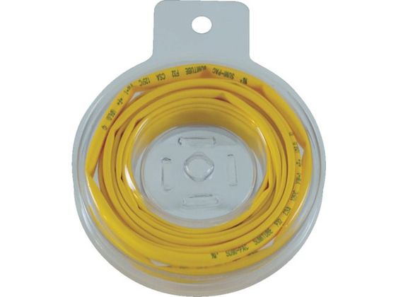 【商品説明】●電線接続部、パーツ類の絶縁、保護はもとよりパイプの防食など多くの用途に応用が可能です。●1袋2m入りの使いきりサイズです。【仕様】●型番：TRP3.5-1.5-2MY●収縮後肉厚（mm）：0．44　●収縮前内径（mm）：3．5...