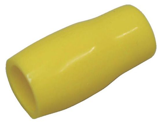 【商品説明】●絶縁体の色は7色を用意しております。【仕様】●型番：TIC 150-YEL●入数：50個●色：黄　●最高使用温度（℃）：60　●全長（mm）：65　●内寸（mm）：25　●適用端子：150mm［［の2乗］］用　●袋入数（個）：...