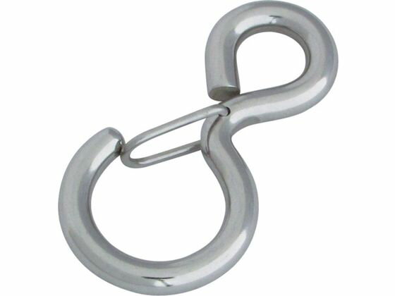 【商品説明】●リング部分が溶接されてないので、工具を使ってひねる（開閉）こともできます。【仕様】●型番：B-1583●D（mm）：6 ●L（mm）：68 ●S（mm）：9 ●W1（mm）：13 ●W2（mm）：19 ●使用荷重（kN）：0．...