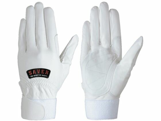 【商品説明】●防水防汚加工革を使用しています。【仕様】●型番：SAVER10 LL●色：白 ●サイズ：LL ●厚さ（mm）：0．6 ●全長（cm）：24．0 ●手のひら周り（cm）：20．4 ●中指長さ（cm）：9．0 ●袖口タイプ：パイル...