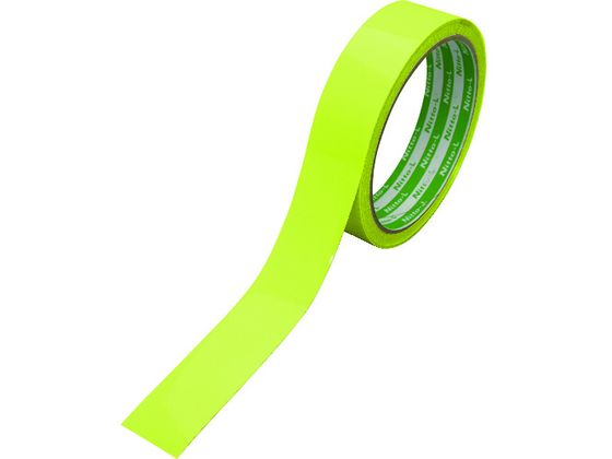 【商品説明】●蛍光と蓄光の二つの機能を有したテープです。●明るい場所では鮮やかに、暗闇では発光します。●蓄光機能はJCクラスです。【仕様】●型番：NBK-2405CLY●色：レモンイエロー　●幅（mm）：24　●厚さ（mm）：0．37　●長...
