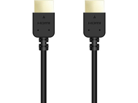 【商品説明】4K2K、3DフルHDに対応した、HIGH　SPEED　with　Ethernet認証済みの　イーサネット対応HIGH　SPEED　HDMIケーブル（カテゴリー2）　です。配線時に取り回しがしやすく、束ねてもクセが残りにくい、や...