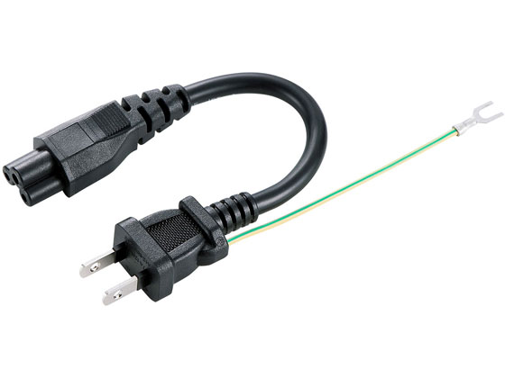 【商品説明】トラッキング火災予防絶縁キャップが付いた安全型電源コードです。各社ノートパソコン、デジカメ、ハードディスクなどのACアダプタ用電源コードとして使用できます。【仕様】●定格容量：125V・7A（最大700Wまで使用可能）●コネクタ...