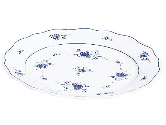 【商品説明】洋風のブルー調のお花のデザインが優しさを感じさせます。【仕様】●食器洗浄：可●電子レンジ：不可●製品サイズ（mm）：165×165×13●生産地：日本●材質：メラミン樹脂【備考】※メーカーの都合により、パッケージ・仕様等は予告な...