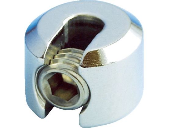 【商品説明】●1本のワイヤに取り付けます。【仕様】●型番：TSWR-4●適用ロープ径（mm）：3．0−4．0 ●A（mm）：4．3 ●D（mm）：15 ●L（mm）：12 ●ねじ径：M8 ●レンチサイズ：4 ●適合ワイヤー径：3−4●ステン...