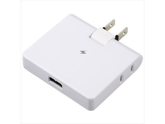【商品説明】小型タップでもUSB出力は2ポート合計2．4A【仕様】●品番：H6CK3001UWH●本体寸法：約（w）68×（H）60×（D）14mm●本体重量：60g●カラー：ホワイト●その他カラー：ブラック●材質：ポリカーボネート●プラグ...