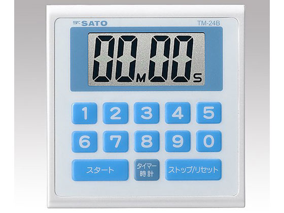 【仕様】●最小設定時間：1秒●材質：ABS樹脂●機能：リピート・カウントダウン／アップ・時計表示（12時間）●電源：LR44ボタン電池×1個（テスト用付属）●サイズ：77×11×79mm●防滴：IPX1●マグネット・ヒモ付き●色：ブルー●最...