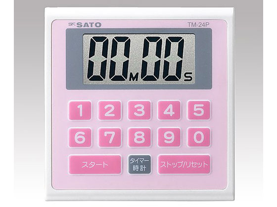 【仕様】●最小設定時間：1秒●材質：ABS樹脂●機能：リピート・カウントダウン／アップ・時計表示（12時間）●電源：LR44ボタン電池×1個（テスト用付属）●サイズ：77×11×79mm●防滴：IPX1●マグネット・ヒモ付き●色：ピンク●最...