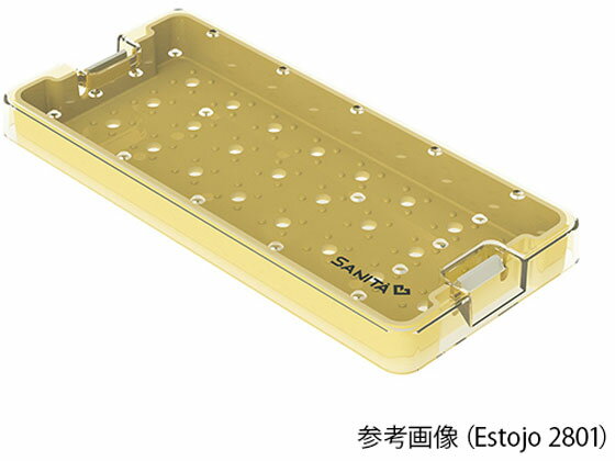 【商品説明】●別売のマットを併用しての収納や滅菌に適しています。【仕様】●外寸法（mm）：195×90．5×24●内寸法（mm）：174×79×18●材質：PPSU（ポリフェニルスルホン樹脂）●オートクレーブ可（135℃）●生産国：ブラジル...