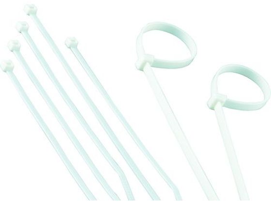 【商品説明】●目通しがとても軽く、耐衝撃性に優れた標準タイプの結束バンドです。●屋内使用に適しています。●スムーズな目通しできっちりしまり、様々な方法で使用できる汎用性の高いナイロン結束バンドです。【仕様】●型番：TRJ100●入数：100...