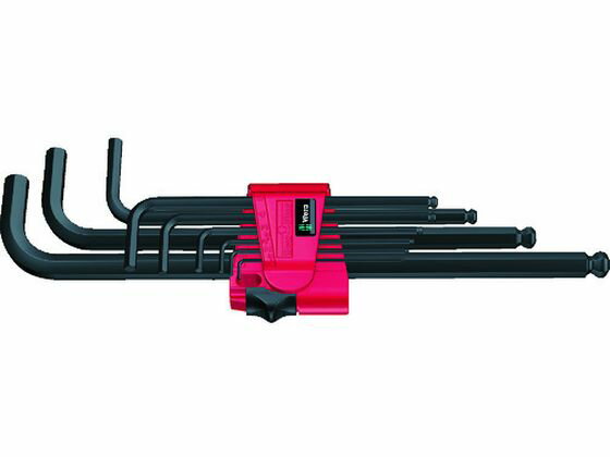 【仕様】●型番：022086●入数：1S●セット内容（mm）：1．5、2．0、2．5、3．0、4．0、5．0、6．0、8．0、10．0●セット内容（本）：9●REACH対応品●ホルダ●対辺1．5サイズは通常の六角棒レンチです。He×−Plu...