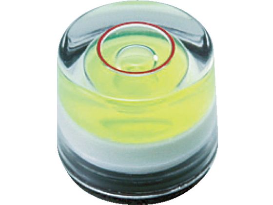 【商品説明】●機器に取り付けができます。●磁石付で金属部に取り付けられます。【仕様】●型番：R16M●直径（mm）：16　●高さ（mm）：9．7　●マグネット：1面　●感度：0．50mm／m＝0．0286°●ゴム磁石　●本体：アクリル樹脂（...
