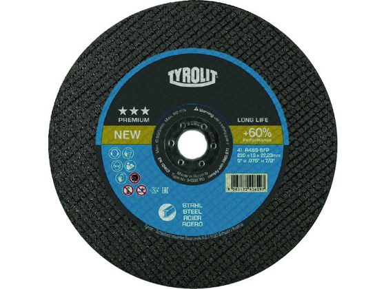 【商品説明】●「長寿命性」に優れた切断砥石で、旧来品と比べて圧倒的な製品寿命（平均40％UP）です。●適度な柔軟性があり、破断しにくい非常に安全な砥石です。【仕様】●型番：34332759●砥材：A●粒度（＃）：46●硬度：S●外径（mm）...