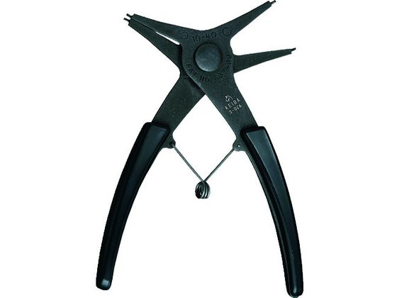 【仕様】●型番：S-026●リング使用範囲（mm）：軸用10〜40、穴用10〜40●全長（mm）：143●爪先端径（mm）：1．2●爪形状：直爪曲爪両用●ばね付●炭素工具鋼●ABS樹脂【備考】※メーカーの都合により、パッケージ・仕様等は予告...
