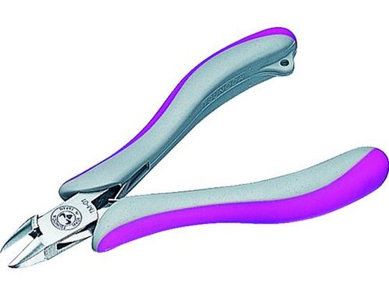 【仕様】●型番：TM-01●全長（mm）：119●切断能力（mm）プラスチック：φ2．5●切断能力（mm）銅線：φ1．0●切断能力より線（mm［［の2乗］］）：1．25●ラウンド刃●ばね付●機械構造用炭素鋼●グリップ：エラストマー樹脂●非絶...