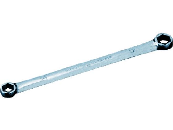 【商品説明】●口径部は15°の角度を設け、レンチ裏表を使用することにより30°の範囲で作業が可能、狭い所での作業性を向上します。●ヘッド部の厚みを薄くする事により狭い場所での作業性が向上しています。【仕様】●型番：NM1-0810H●全長（...