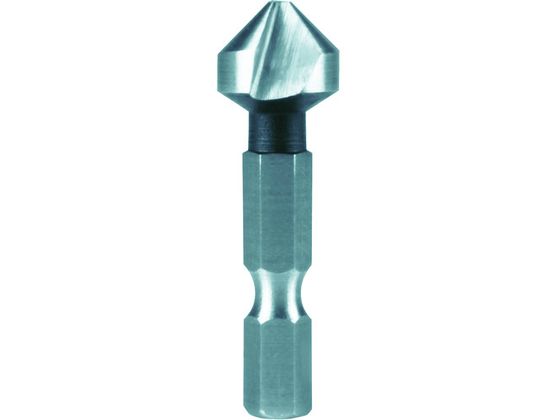 【商品説明】●六角軸（6．35mm）シャンク仕様で、作業のセッティングが容易です。●バリやビビリを最小限に抑えます。【仕様】●型番：102-318●刃数：3●先端径（mm）：3．5●有効刃径（mm）：20．5●全長（mm）：48●シャンク径...