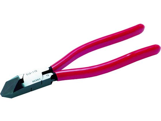 【商品説明】●刃面角度40°の強力型斜ニッパです。●電気・通信工事の切断作業に最適です。【仕様】●型番：550-175●全長（mm）：175●切断能力（mm）鉄線：φ2．0●切断能力（mm）銅線：φ3．0●薄刃●炭素鋼●グリップ：ポリ塩化ビ...