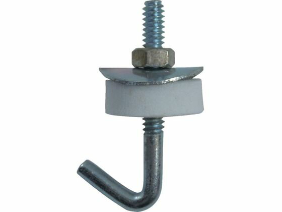 【商品説明】●アングルに引っ掛けて波板をガッチリ固定できます。【仕様】●型番：10102250●入数：10個●長さ（mm）：38 ●A（mm）：16 ●L（mm）：25 ●亀座（外径）（mm）：21 ●ボルトねじ径：3／16●白スポンジ付●...