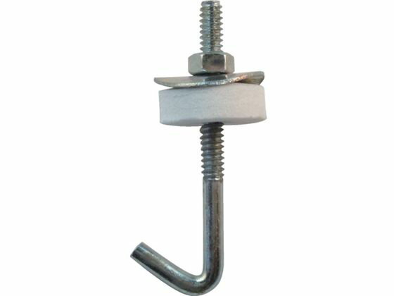 【商品説明】●アングルに引っ掛けて波板をガッチリ固定できます。【仕様】●型番：10102251●入数：10個●長さ（mm）：50 ●A（mm）：16 ●L（mm）：30 ●亀座（外径）（mm）：21 ●ボルトねじ径：3／16●白スポンジ付●...