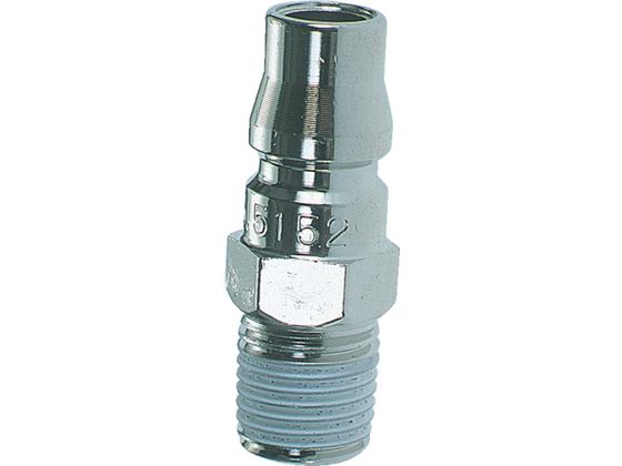 【仕様】●型番：C4P-03M●相手側取付サイズ：Rc3／8　●最高使用圧力（MPa）：1．5　●使用流体：空気●使用温度範囲：−5〜60℃　●適合ソケット：千代田通商製CHSタイプソケット●本体：鋼鉄メッキ　●シールゴム：ニトリルゴム（N...