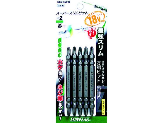 【商品説明】●先端がスリム形状になっており、ねじ頭が見やすく作業効率が大幅にアップします。●芯ブレ精度が高くスムーズなトルク伝達で打ち込みバランスが安定しています。●耐衝撃性に強く先端強度を保持しており、カケにも強いです。【仕様】●型番：S...