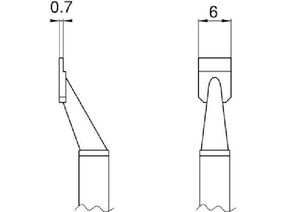 【仕様】●型番：T8-1013●入数：2本●コテ先名称：3L型　●パック入数（本）：2　●適合コテ：FM−2022●ヒーター一体式【備考】※メーカーの都合により、パッケージ・仕様等は予告なく変更になる場合がございます。【検索用キーワード】白...