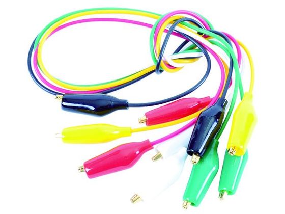 【商品説明】●仮配線、模型、教材などのテスト用に。通電（導通）確認などに最適です。電気取り扱い関連メーカーおよび学校教材に。●ケーブル加工が不要です。●配線の識別がしやすいです。【仕様】●型番：TLA-6●入数：5本●全長（mm）：450　...