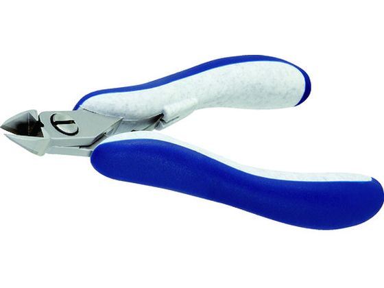【仕様】●型番：ES141TX-CR-BGO-IT●全長（mm）：120●刃表面形状：フラッシュ刃●刃先（mm）：10．0●切断能力（mm）硬線：φ0．1〜0．5●タイプ：長円形●刃部：タングステンカーバイド●グリップ：熱可塑性エラストマー...