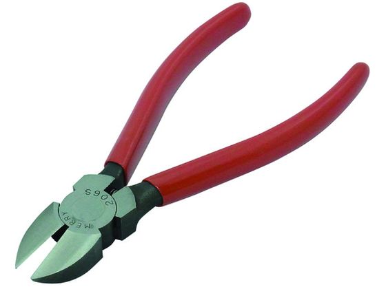【仕様】●型番：206S-150●全長（mm）：150●切断能力（mm）VA線：1．6×3芯●切断能力（mm）鉄線：φ2●切断能力（mm）銅線：φ2．6●鋭刃●ばね付●炭素鋼●グリップ：ポリ塩化ビニール【備考】※メーカーの都合により、パッケ...