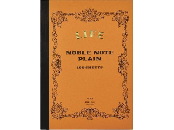 【商品説明】ノーブルノートは、「万年筆で使えるノート、モダンなデザイン」をコンプセントにして生まれたブランド。本文にライフオリジナルのLライティングペーパーを使用し、万年筆のインクでも、にじみや裏抜けが少なく、なめらかな書き心地で多くの人々...