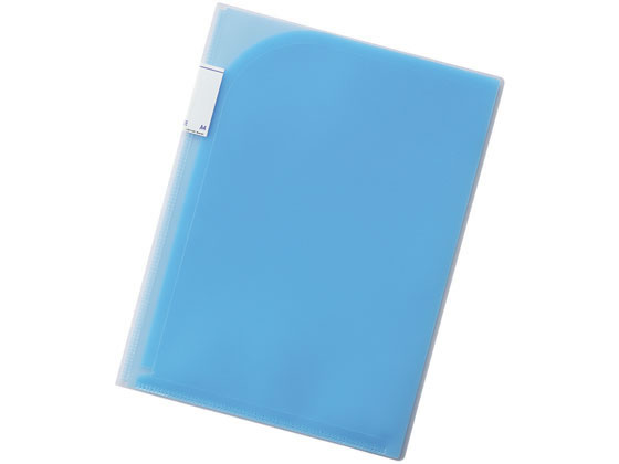 【商品説明】見開きで2面にA3サイズの書類を収納できます。【仕様】●色：青●サイズ：A4（A3・2ツ折）●外寸法：縦312×横235mm●材質：ポリプロピレン（生地厚0．2mm）●適正収容枚数：コピー用紙30枚●注文単位：1冊●グリーン購入...