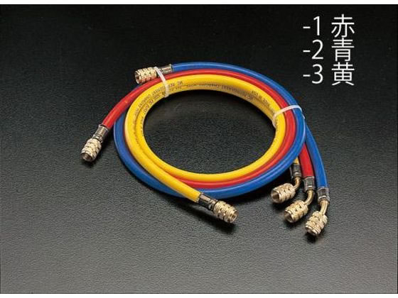 【仕様】●メーカー：ロテックス（ROTEX）●型番：RP1222●全長（色）…150cm（黄）●ねじサイズ…UNF7／16−20（1／4”フレア）●常用圧力…5．17MPa●破壊圧力…20．69MPa●入数…1本●適用冷媒…R407C、R4...