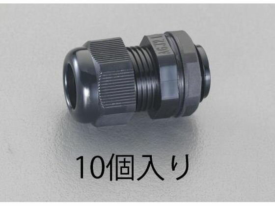 【仕様】●適応ケーブル径：5〜10mm●取付ねじ：G3／8”●下穴径（D1）：17mm●サイズ（mm）：D2：10．8B1：10．5L1：14．7L2：23．4L3：16．9●材質：ナイロン66●入数：10個●国際防水等級IP68合格●Ro...