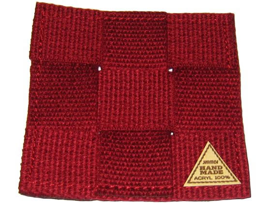 【仕様】●外寸：80×80mm●材質：アクリル繊維【備考】※メーカーの都合により、パッケージ・仕様等は予告なく変更になる場合がございます。【検索用キーワード】有限会社シンビ　シンビ　シンビ　手編みコースター　角　＃850−S　ワイン　コース...